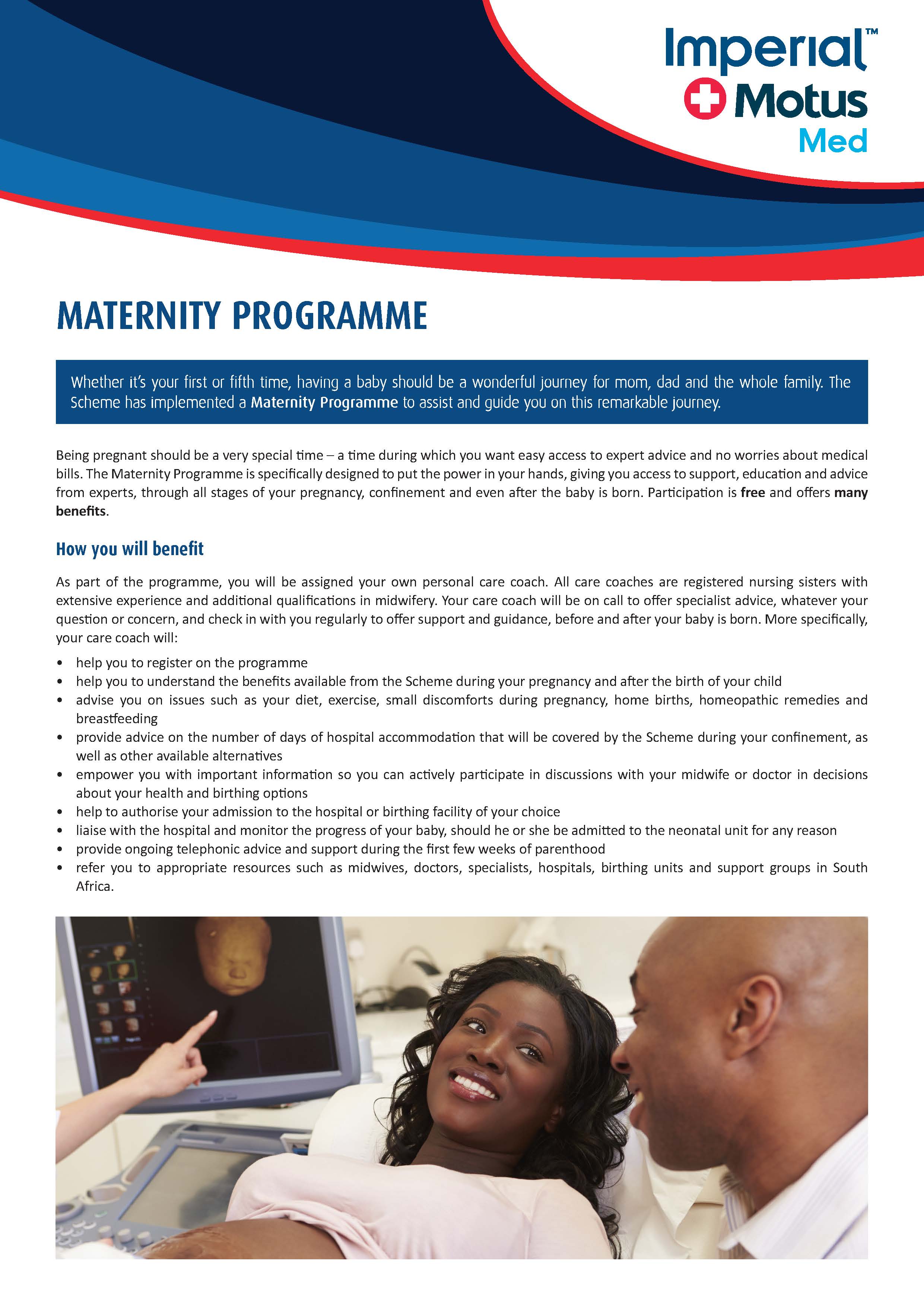 Imperial Motus Med - Maternity Programme