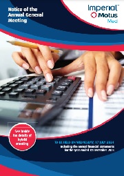 Imperial Motus Med - Publications