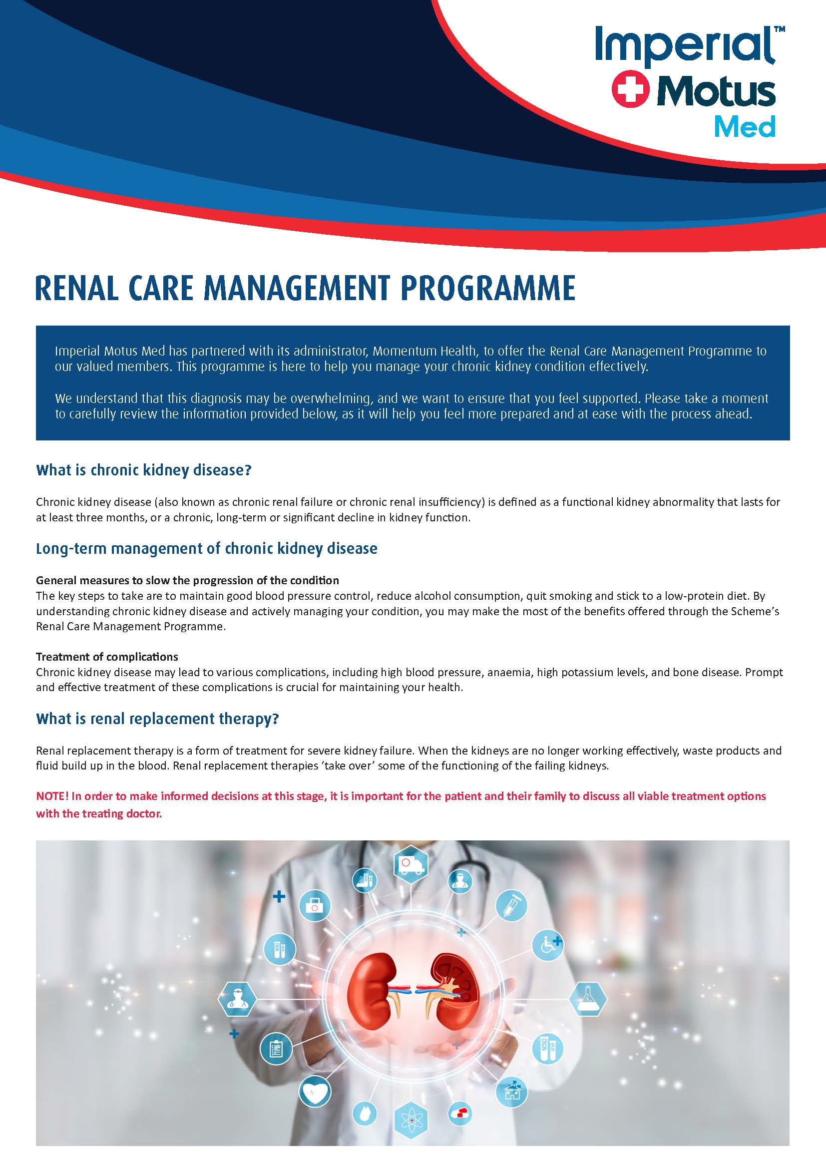 Imperial Motus Med - Renal Care Programme
