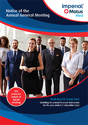 Imperial Motus Med - Publications